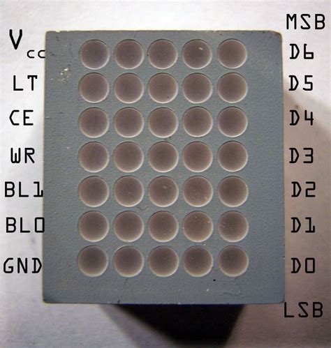 Using A Dot Matrix Led With An Arduino And Shift Register Trybotics