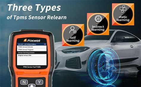 foxwell t1000 tpms programmer tire sensor activation programming tool