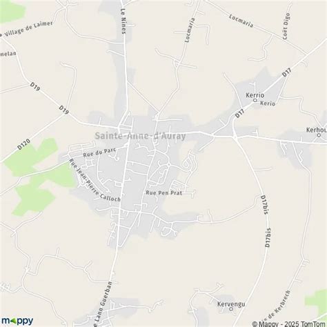 Map Sainte Anne Dauray Map Of Sainte Anne Dauray 56400 And
