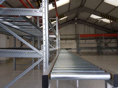 Gravity Roller Conveyors H Storage Solutions Ltd