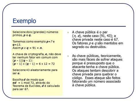 Exemplo Do Algoritmo Rsa Networking