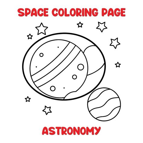 5 페이지 태양계 색칠 벡터 Freepik에서 무료 고품질 벡터를 다운로드하세요 Freepik