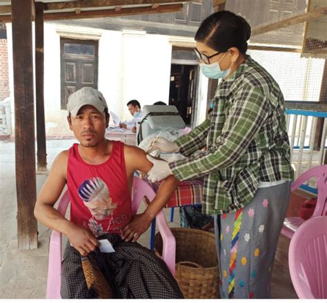 တောင်သာမြို့နယ်အတွင်း၌ အသက် ၁၈ နှစ်နှင့်အထက် ပြည်သူများအား ဆဋ္ဌမအသုတ်ဒုတိယအကြိမ် ကိုဗစ် ၁၉ ရောဂ