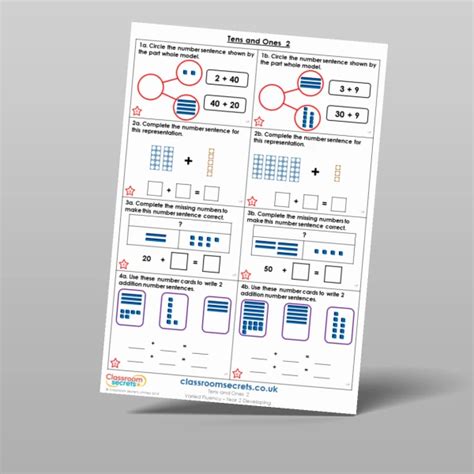 Year 2 Tens And Ones 2 Varied Fluency Resource Classroom Secrets
