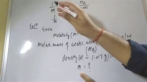 Relationship Between Molality M Molarity M And Density D And