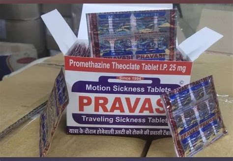 Pravasi Tablet Promethazine Theoclate 25mg At ₹ 80 Stripe Phenergan Tablet In Mumbai Id