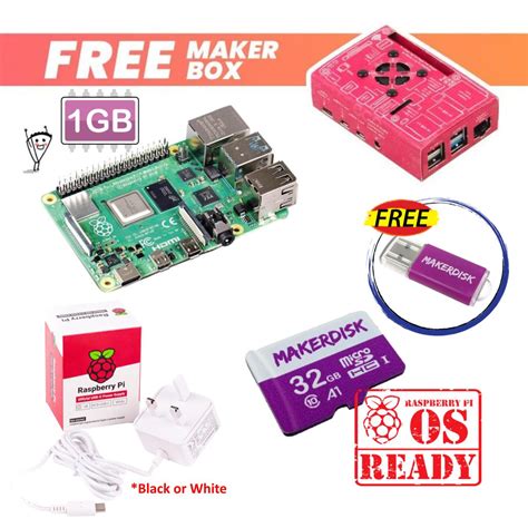 Raspberry Pi 4 Model B 1gb And Kits