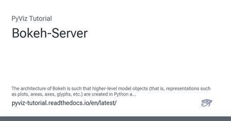 Bokeh Server Pyviz Tutorial 2410