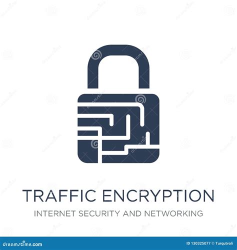 Traffic Encryption Icon Trendy Flat Vector Traffic Encryption I Stock Vector Illustration Of