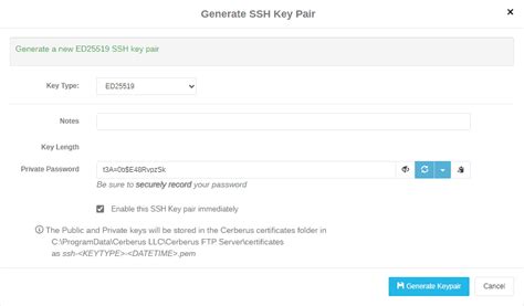 Multiple Host Keys In Ssh Cerberus Ftp Server