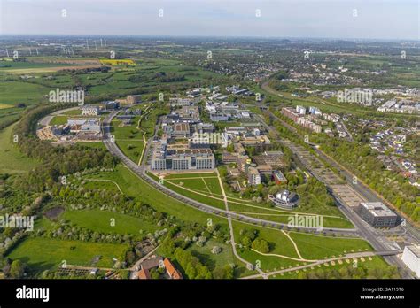aerial view rheinisch westfälische technische hochschule aachen university rwth campus melaten