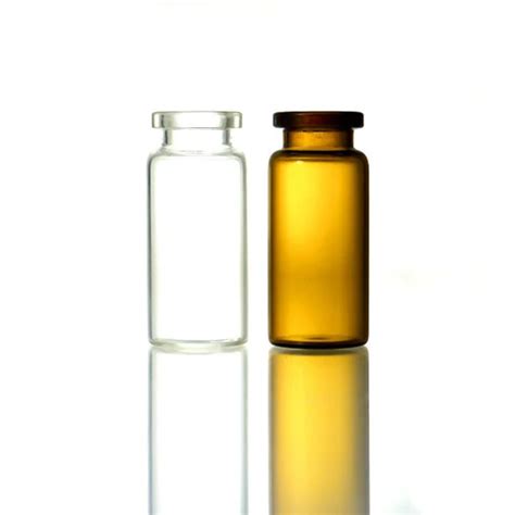 Pharmaceutical Injection Small Glass Bottles Amber Vial Injection