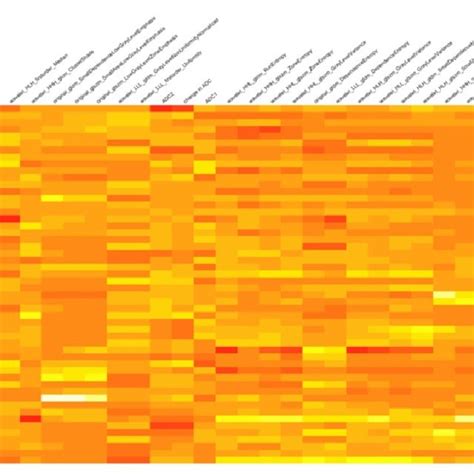 Heat Map Showing Correlation Between Different Radiomics And ADC Download Scientific Diagram