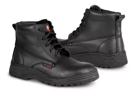 Bota Hombre Industrial Trabajo Tactico Pro Work 7401 Negro Meses Sin