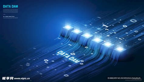 科技数据流设计图 广告设计 广告设计 设计图库 昵图网