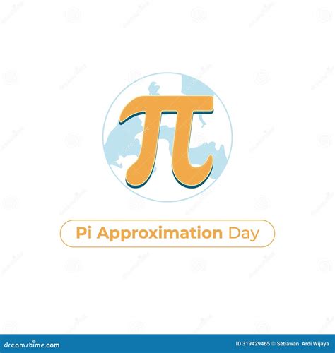 vector graphic of pi approximation day ideal for pi approximation day
