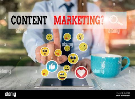 Writing Note Showing Content Marketing Question Business Concept For Involves Creation And