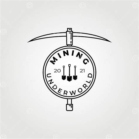 Logotipo De Ilustração De Vetor De Design De Extração De Picaxe De