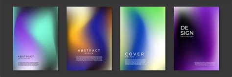 최소한의 동적 커버 디자인을 위해 메쉬 그라데이션 텍스처가 있는 밝은 색상 배경 파란색 분홍색 빨간색 노란색 그래픽 디자인 배너 여름 또는 아쿠아 포스터에 대한 벡터