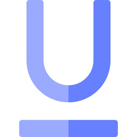 Underline Text Basic Rounded Flat Icon