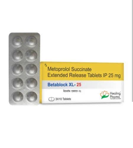 Metoprolol Succinate Extended Release Tablet 25 Mg At ₹ 150 Strip In Nagpur