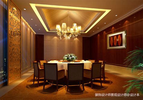 6万元餐饮空间15平米装修案例效果图 酒店包间餐厅包间设计案例效果图 设计本