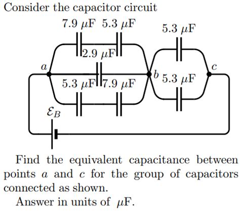 Solved Consider The Capacitor CircuitFind The Equivalent Chegg Com