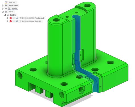 Solved 5 Axis Toolpath Not Perfect Autodesk Community