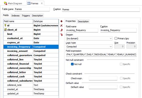 please provide support for mysql enum type tms data modeler tms