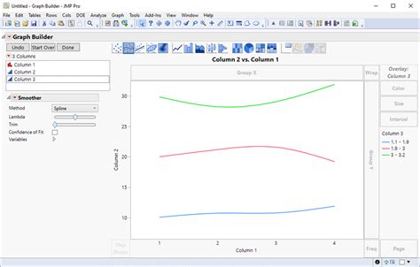 Re Graph Builder Pinned Data Labels For Line Graph Of Series Colored