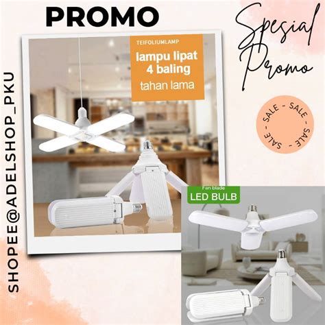 Jual Lampu Bohlma Led Model Kipas Watt Dengan Baling Sisi Lampu Lampu Kipas Baling