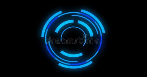 Loading Data Hud Circle Interfaces Sci Fi Circle Hud Interfaces With
