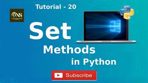 How To Use Set Methods In Python In Hindi Tutorial 20 Python