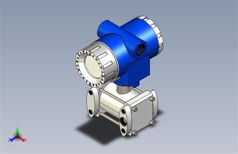 压力变送器step模型图纸下载 懒石网