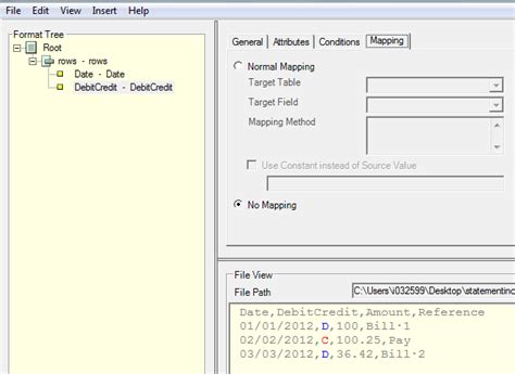 Creating A Format For A Csv File Containing Inform Sap Community