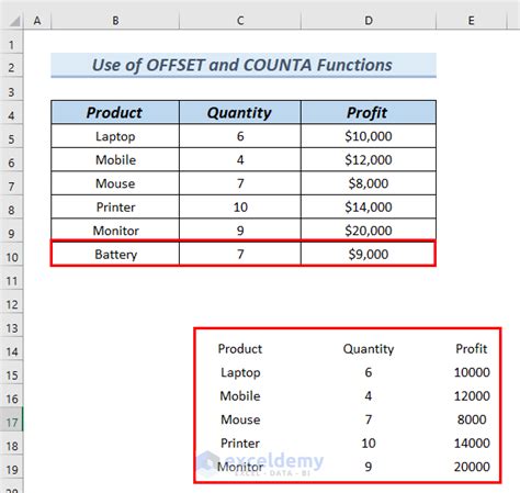Create A Table In Excel Based On Cell Value Easy Methods