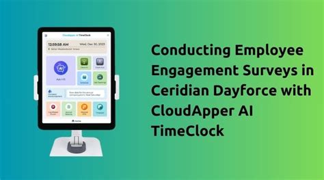 Conducting Employee Engagement Surveys In Ceridian Dayforce