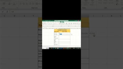 How To Remove Non Printable Characters In Excel Clean Function Excel