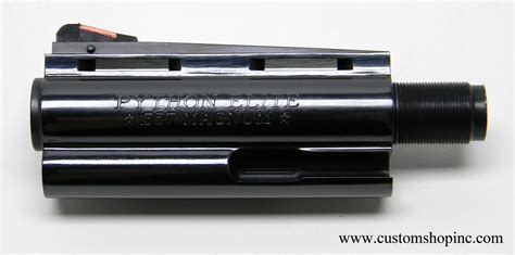 COLT PYTHON BARREL ELITE BLUE FINISH EXCELLENT CONDITION Custom Shop