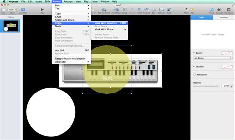 Better Scientific Presentations How To Crop Images With Circles In Keynote