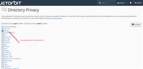 Melindungi Direktori Dengan Directory Privacy Di Cpanel Panduan Hosting Jetorbit