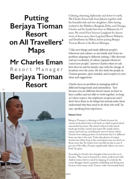 Resort Islandlife Generalmanager Naturelovers Gayatravelmagazine