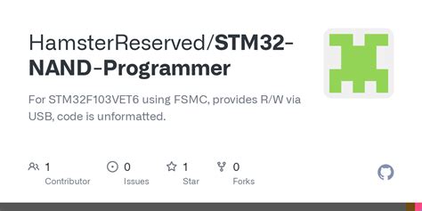Github Hamsterreserved Stm Nand Programmer For Stm F Vet Using Fsmc Provides R W Via