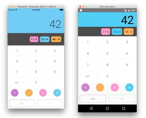 Calculator Built With React Mobile Desktop And Website Apps With The Same Code