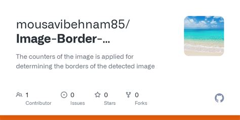 Image Border Identificationcontoursipynb At Main · Mousavibehnam85