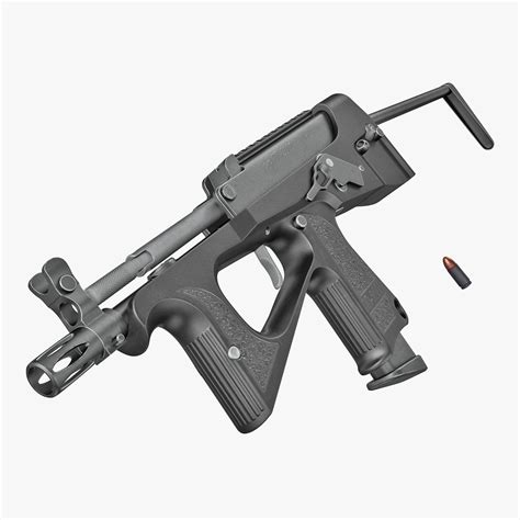 Pistol Machine Pistol 3d Models Cinema 4d C4d Download Free3d