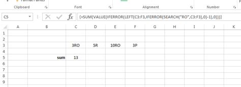 Excel Sumproduct Or Sumif With Substitute And Criteria Stack Overflow