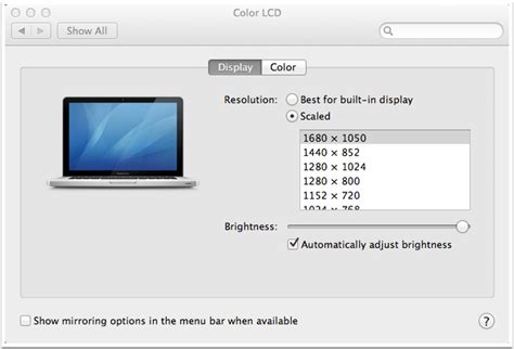 Changing Your Display Settings On The Mac To Suit Your Viewing Needs Mac Zen Consulting