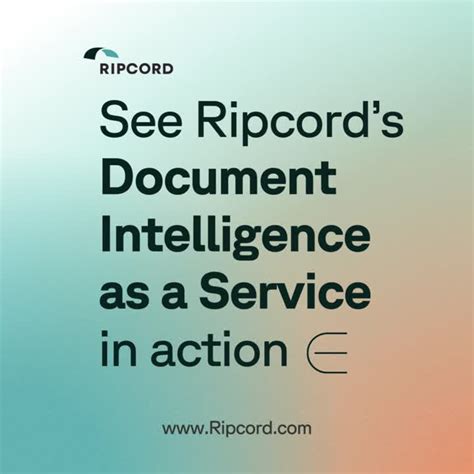 Ripcord On Linkedin Documentintelligence Ai Idp Intelligentdocumentprocessing