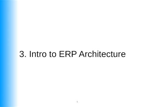 Pptx 9622 3 Erp Architecture Intro Dokumentips
